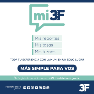Conocé Mi 3F, la nueva plataforma que simplifica tu experiencia con la ...