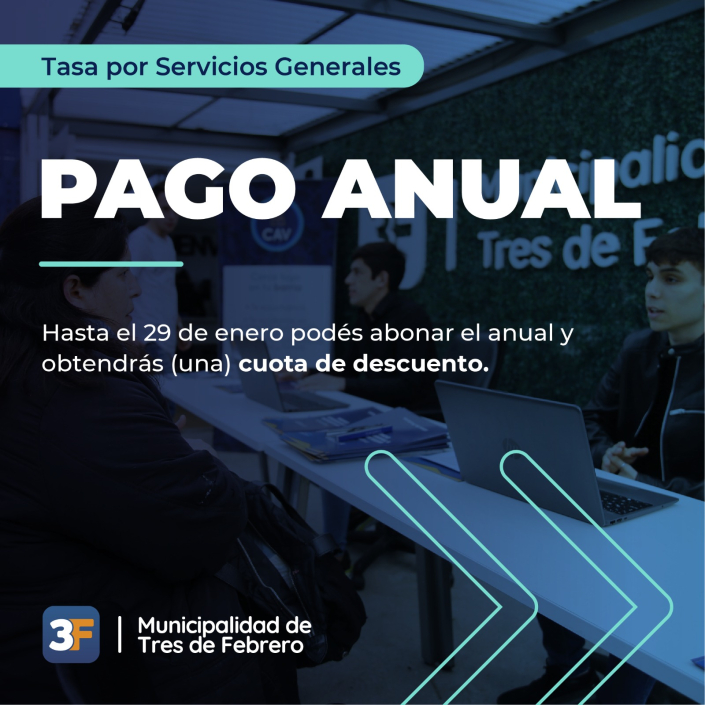 Tasa por Servicios Generales - TSG - Municipalidad Tres de Febrero